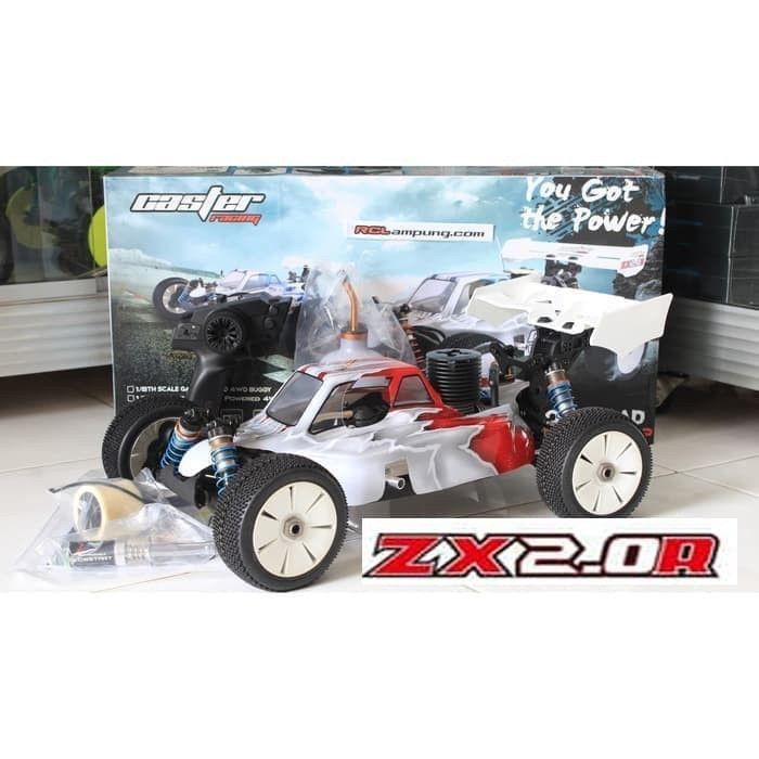 ZX 2.0R RTR CASTER RACING 1/8 NITRO BUGGY RC CAR / MOBIL REMOT GP ...