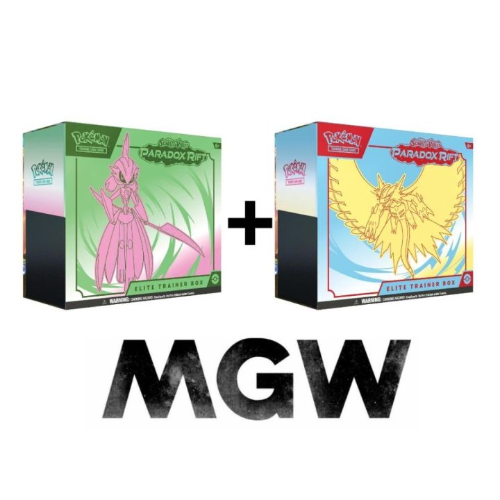 Pokemon TCG SV4 Scarlet and Violet 4 - Paradox Rift ETB English Elite ...