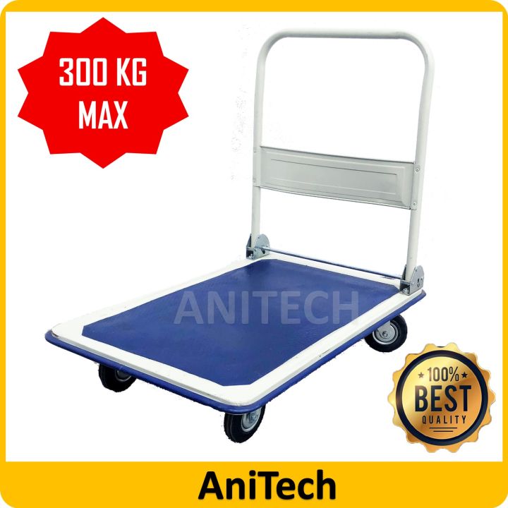 ANITECH 🔥Ready Perak🔥 Trolley Portable 150KG/500KG/1000KG Hand Truck Iron PVC Foldable Trolley ...