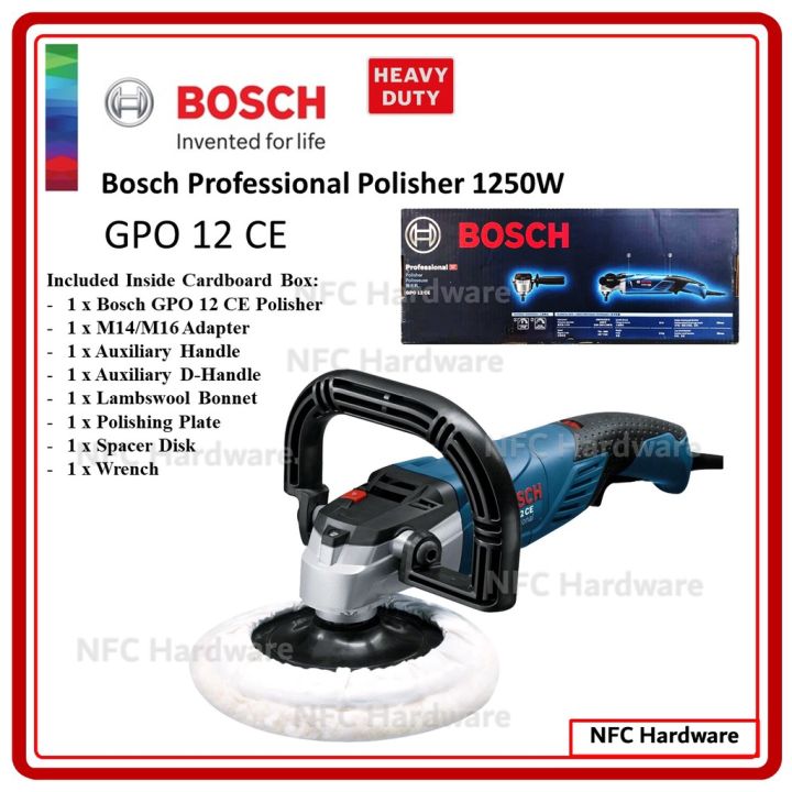BOSCH GPO 12 CE Professional Polisher 1250W | Lazada