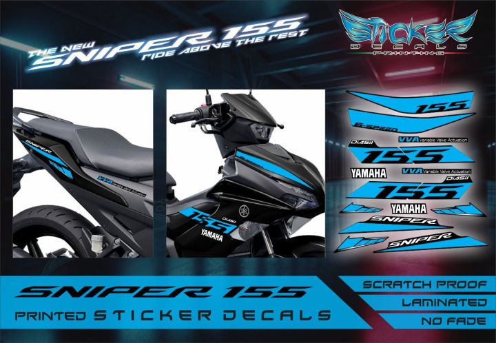 Sniper 155 Sticker (Stock Decals) | Lazada PH