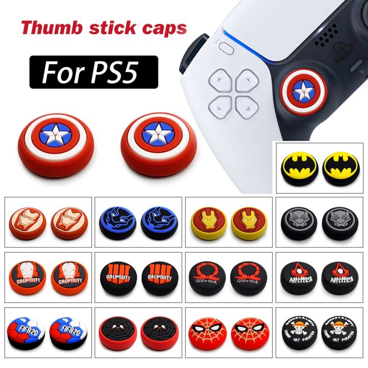 PlayStation 5 PS5 2PCS Thumb Grip Caps Playstation5 Controller Joystick ...