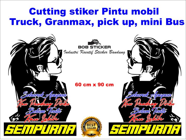 Cutting Sticker Pintu Granmax, Stiker Pintu Truk , Stiker Pintu Pick Up ...