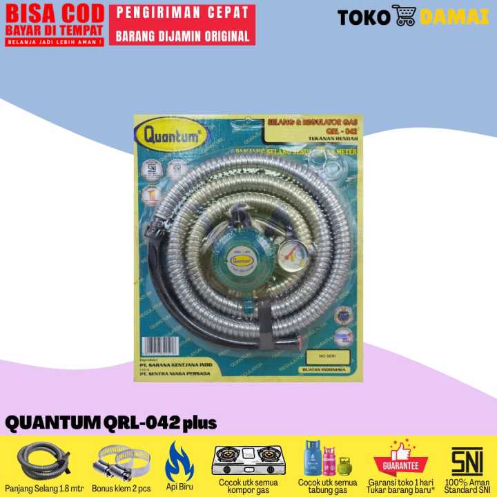Regulator Quantum Paket Selang tipe QRL-042Plus / QRL042 / QRL 042 Plus ...