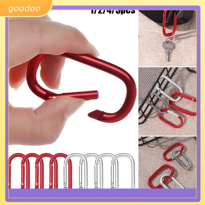 GOODOO 1/2/4/5pcs คุณภาพสูง เดินป่าตั้งแคมป์ เครื่องประดับ คาราไบเนอร์ ...