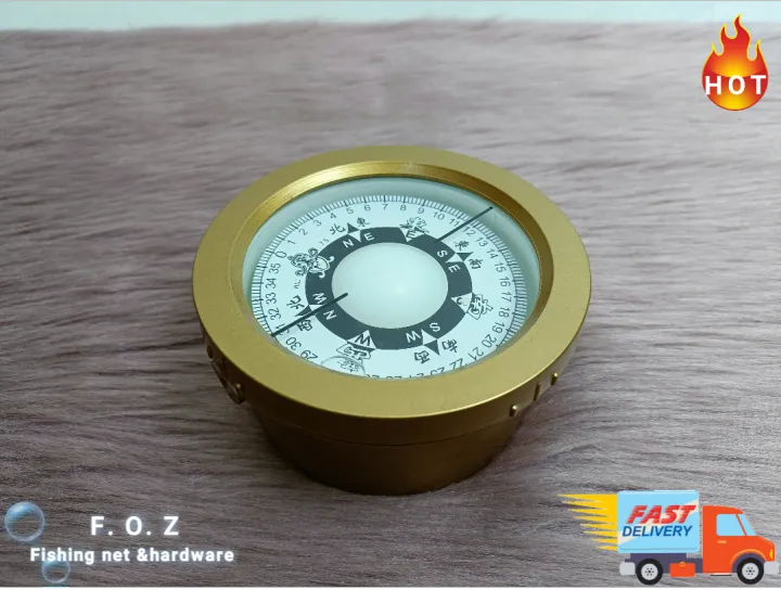 F.O.Z 】3 inch PVC Magnetic Compass | Automatic Fluid Filling And Bubble ...