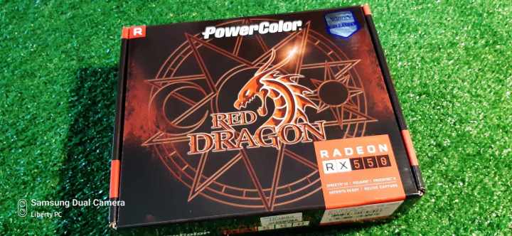 VGA (การ์ดแสดงผล) POWER COLOR RADEON RX 550 RED DRAGON V2 OC - 4GB DDR5 ...