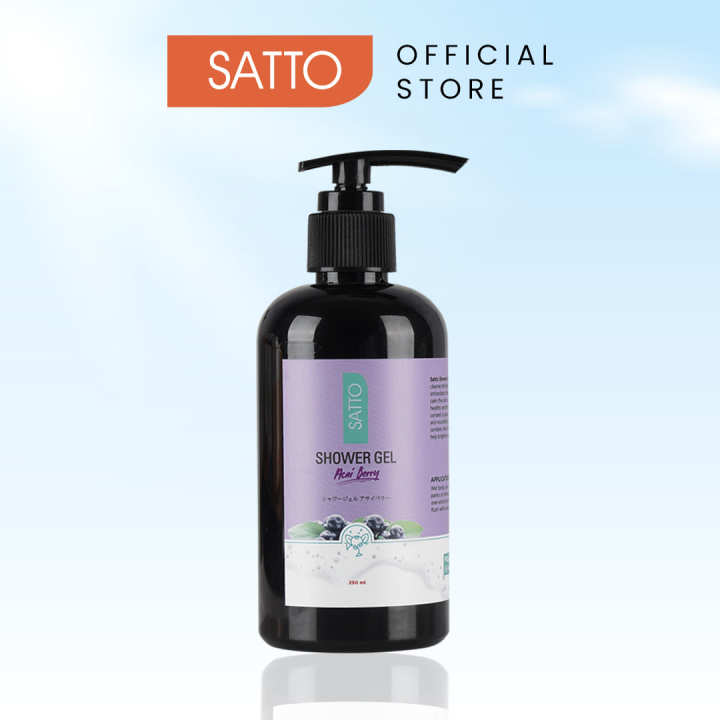 Satto Shower Gel Acai Berry - Botol 250 ml | Lazada Indonesia