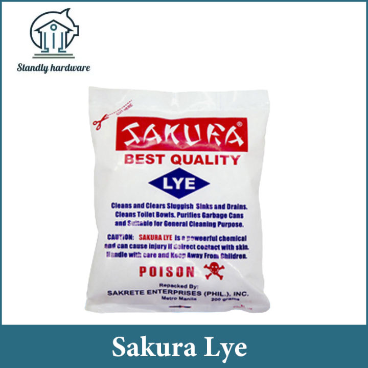 Sakura Lye Cleaning Powder Poison White Powder 200g Per Bag | Lazada PH
