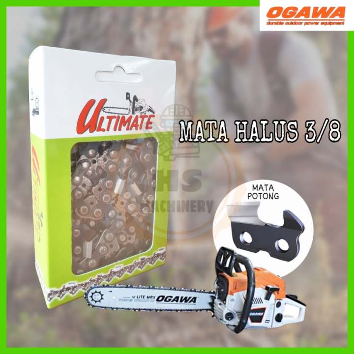 Heavy Duty OGAWA Chainsaw 12" 16" 18" 20" 22" Mata Rantai Potong ...