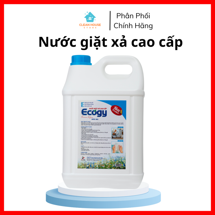 Nước Giặt Xả Cao Cấp ECOGY 10KG Hương Nước Hoa Thơm Dịu Nhẹ, Mềm Vải ...
