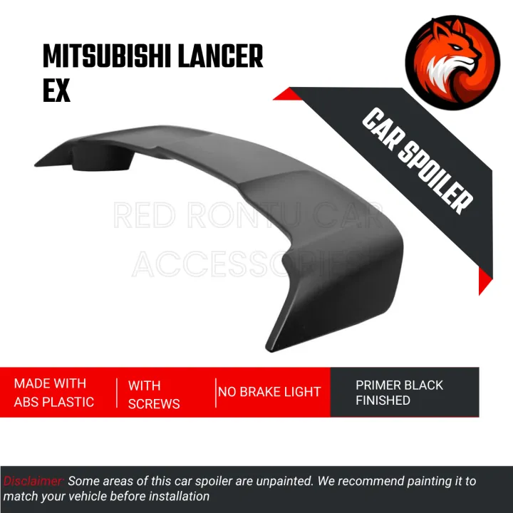 Red Rontu car accessories: Mitsubishi Lancer Spoiler, Mitsubishi Car ...