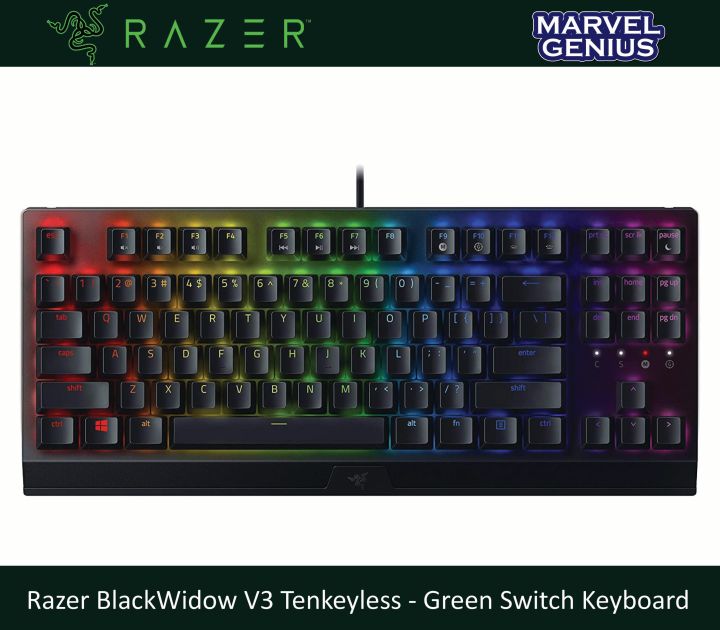 Razer Gaming Keyboards I Razer Blackwidow V3 Tenkeyless Gaming Keyboard ...