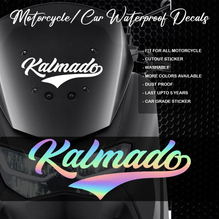 Kalmado Motorcycle & Car Sticker Decals Vinyl High Adhesive Weather ...