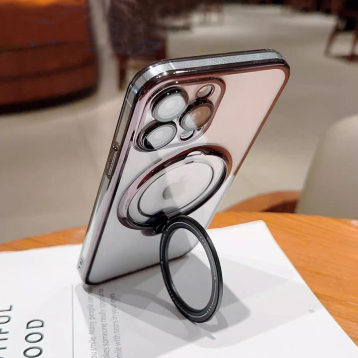 HOCE Rotatable Bracket Magnetic Phone Cases For iPhone 11 12 13 14 15 ...