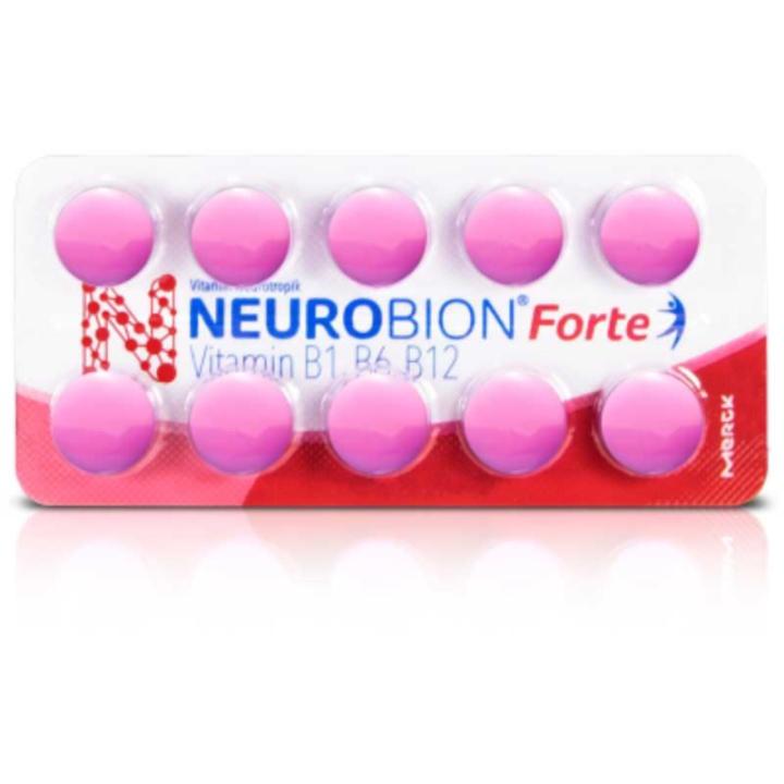 Neurobion Forte Vitamin Neurotropik Kesehatan Saraf 10 Tablet | Lazada ...