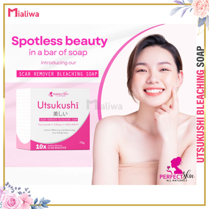 Perfect Skin Utsukushi Face & Body Bleaching Soap (10 Pcs) Pampaputi ...
