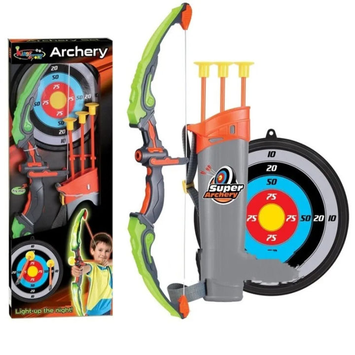 ของเล่นธนูครบเซ็ท ของเล่นเสริมทักษะ คันธนู และลูกศร ที่มีถุงลูกศร Kids ...