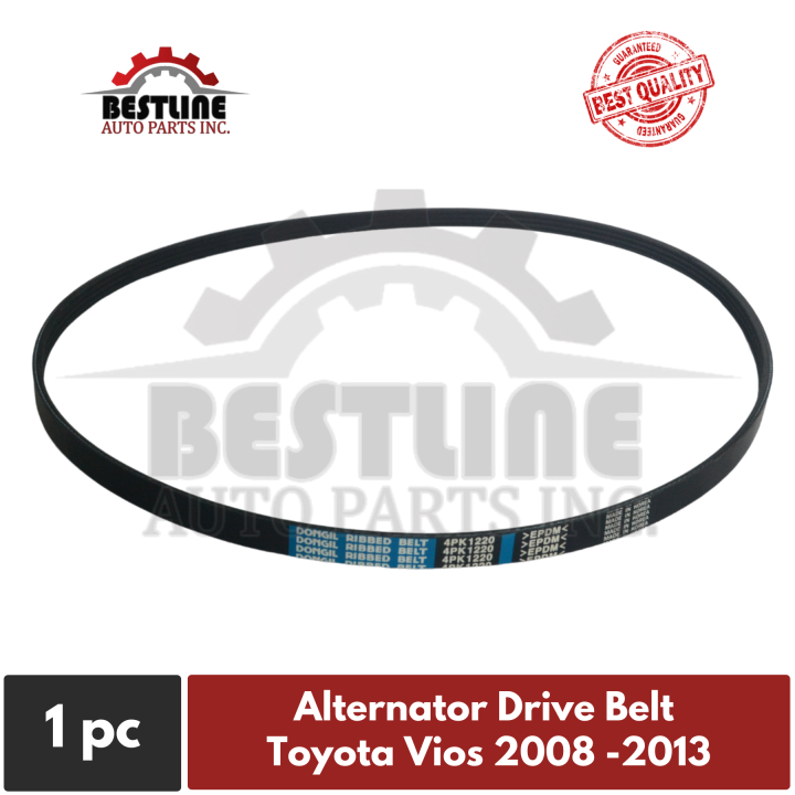 Alternator Drive Belt / Fan Belt for Toyota Vios Second Generation 2008 ...