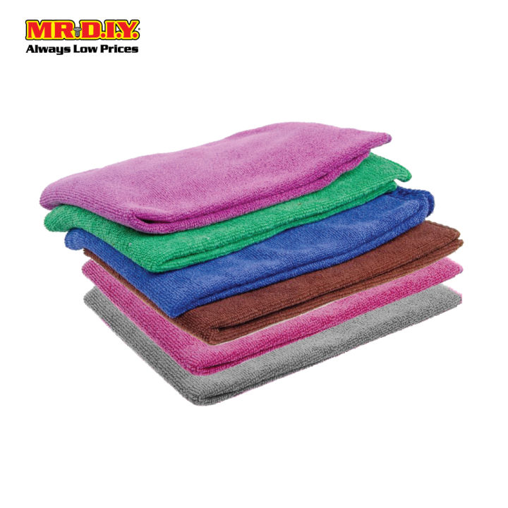 (MR.DIY) Multi-Purpose Microfiber Cloth (40cm X 40cm) - Grey | Lazada