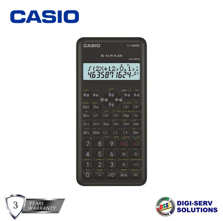 Casio FX-100MS 2nd Edition Standard Scientific Calculator | Lazada PH