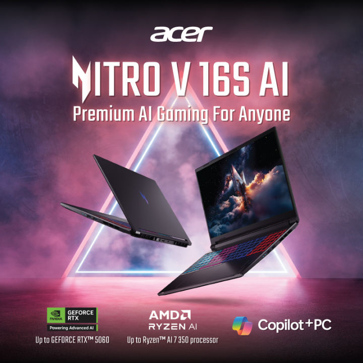 [New NVIDIA RTX5060 & Ryzen 5 240] Acer Nitro V 16 Slim | ANV16S-41 ...