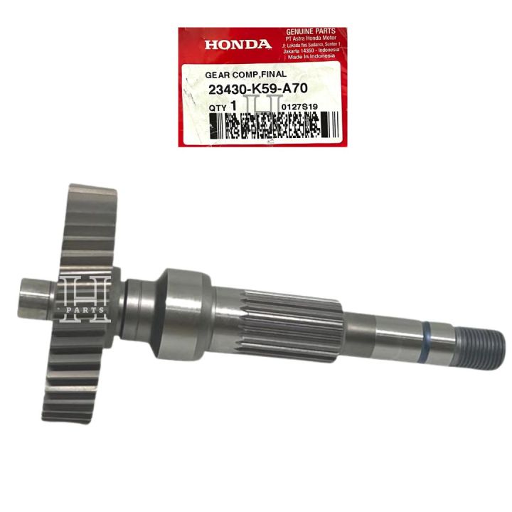 GIGI GEAR GIR RASIO AS RODA BELAKANG GEAR COMP FINAL VARIO 125 150 ESP ...