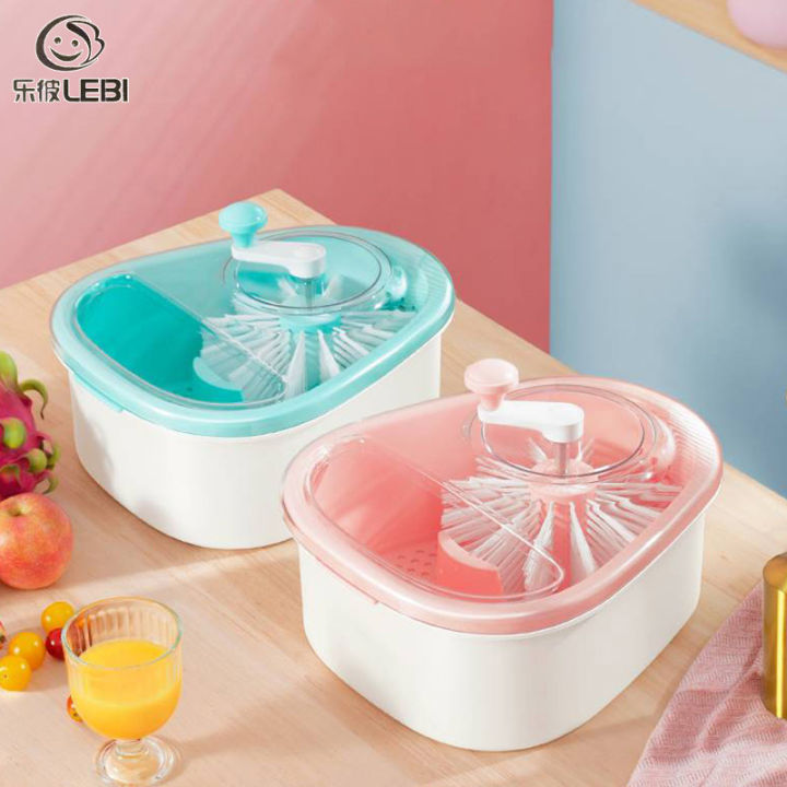 LEBI เครื่องซักผ้าผลไม้และผักไม่ต้องใช้มือสำหรับล้างผักและผลไม้กำจัด ...