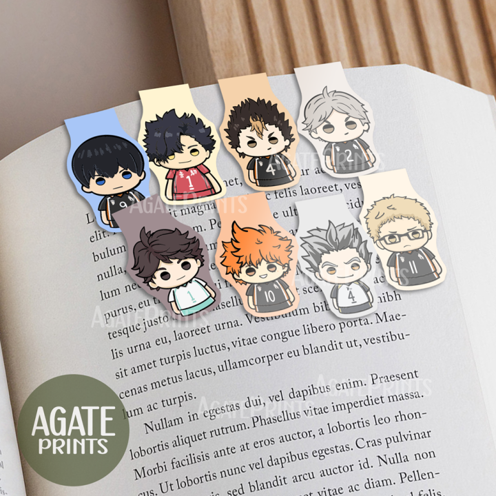 Haikyuu Chibi Magnetic Bookmark | Karasuno Hinata Kageyama | Lazada PH