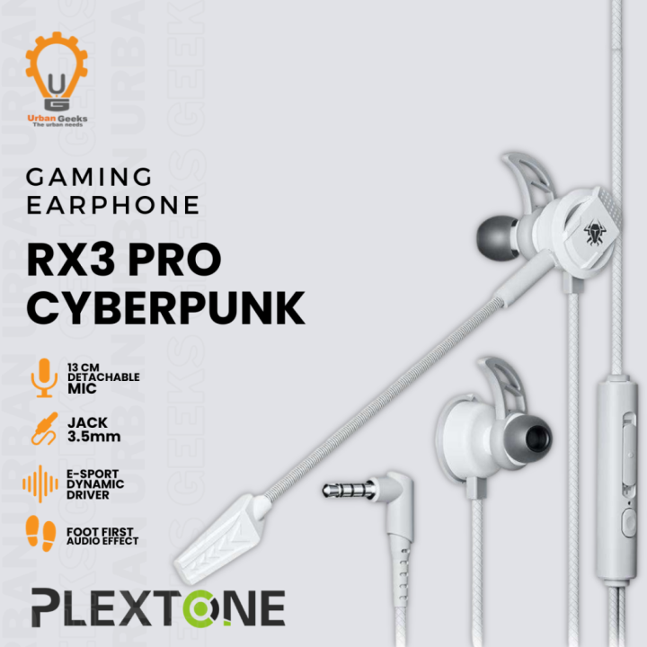Plextone RX3 Pro Cyberpunk Esport Gaming Driver Earphone | Lazada Indonesia