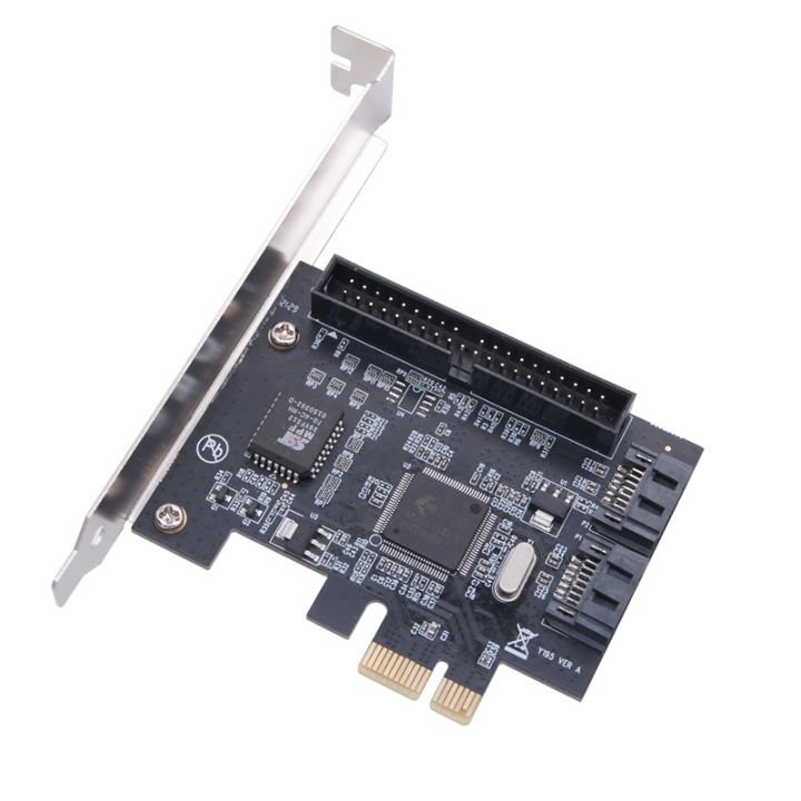 Desktop PCI E Graphics Card to 2 Port SATA Adapter Card PCI E to SATA ...