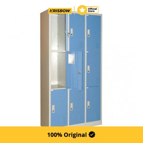 Krisbow Loker 9 Pintu - Biru | Lazada Indonesia