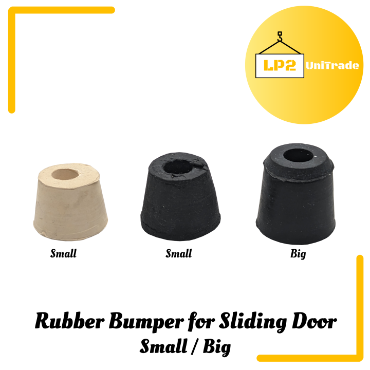 10pcs) Rubber Bumper for Sliding Window & Door – Black & White | Small ...