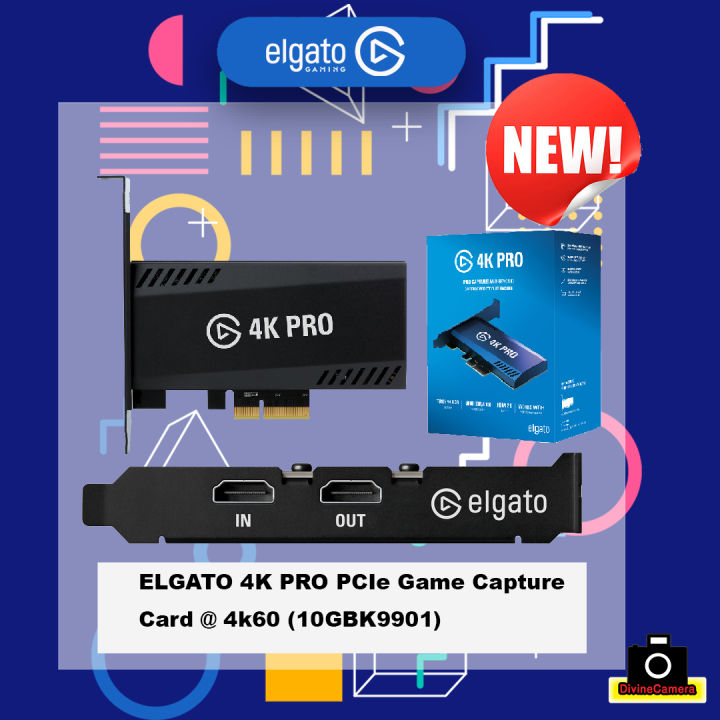 ELGATO 4K PRO PCIe Game Capture Card @ 4k60 (10GBK9901) | Lazada