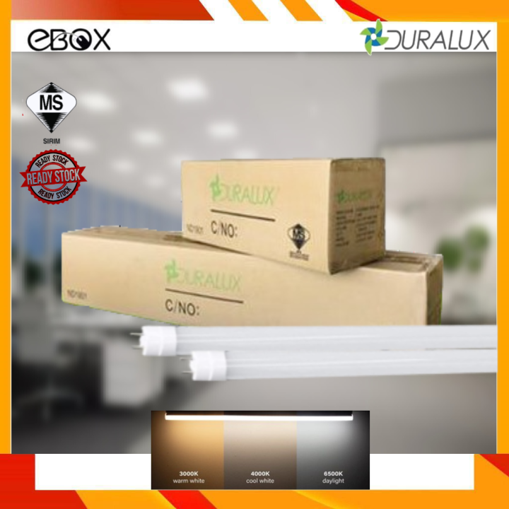 Duralux 20W / 30W 4ft T8 LED Glass tube (30 LTH PACK) | Lazada