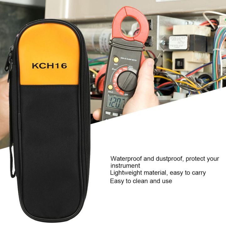 PU Clamp Meter Bag Multimeter Case Meter Protection for Clamp Meter ...