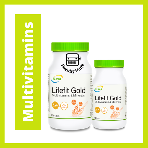 Nova Lifefit Gold Multivitamin Mineral & Plant Nutrient 30s or 100s Vitality Energy Appetite ...