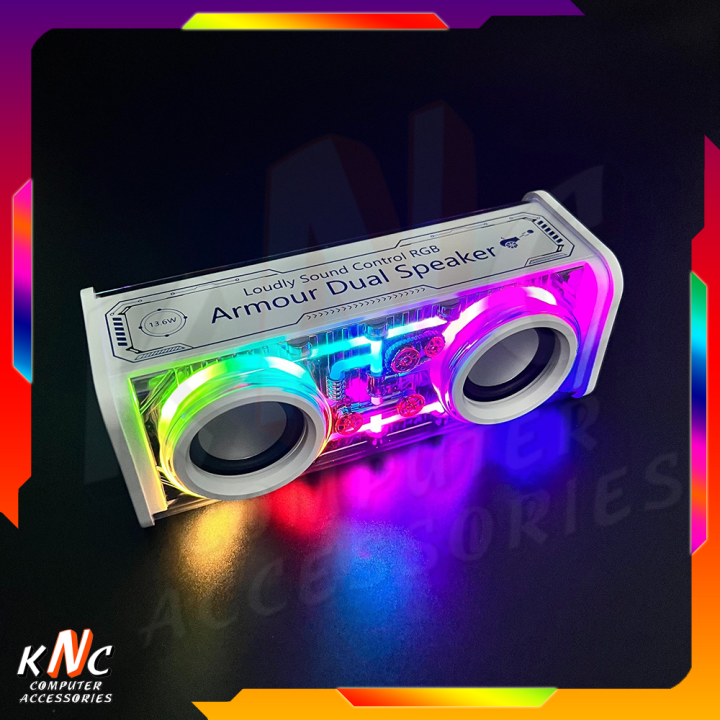 Loa Vi Tính Bluetooth Led RGB A88 Model BT5.3 Dual Speakers Công Suất ...