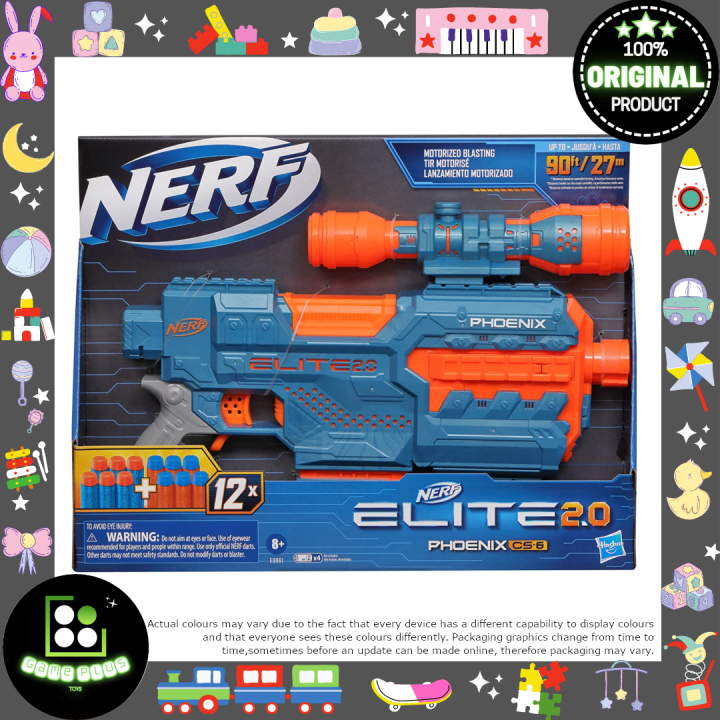 Hasbro Nerf Elite 2.0 Phoenix CS-6 Blaster | Lazada