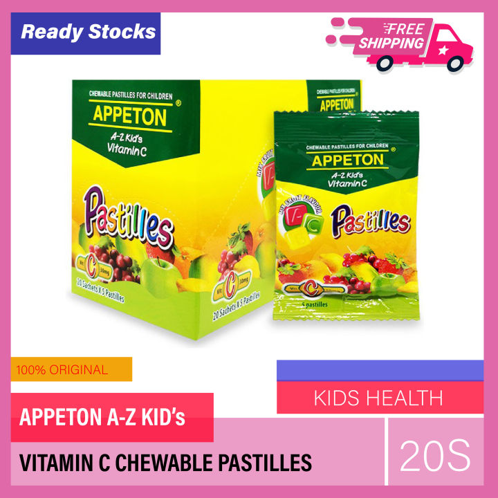 APPETON A-Z KID'S Vitamin C Pastille Chewable Vitamin C for Kids ...