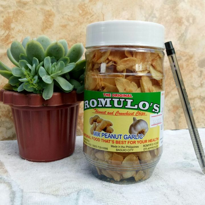 Baguio Pasalubong Romulos Mix Peanut Garlic Chips Baguio Products Baguio Delicacies Baguio