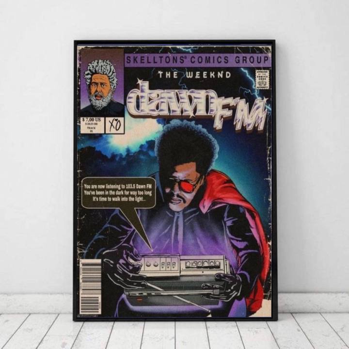 The Weekend Starboy Dawn FM artist wall poster A3 size | Lazada PH
