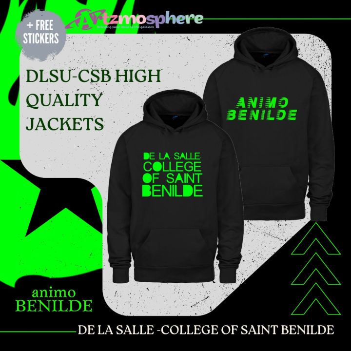 DLSU-CSB (De La Salle-College of Saint Benilde) High Quality Hoodie ...