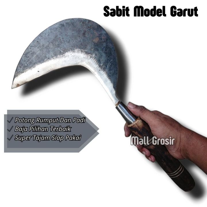 Arit Rumput - Sabit Padi Model Khas Garut Jawa barat Super Tajam - Arit ...