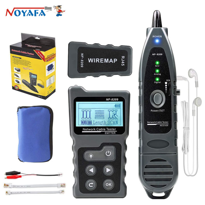 NOYAFA NF-8209 Cable Tracker Lan Display Measure Tester Network Tools ...