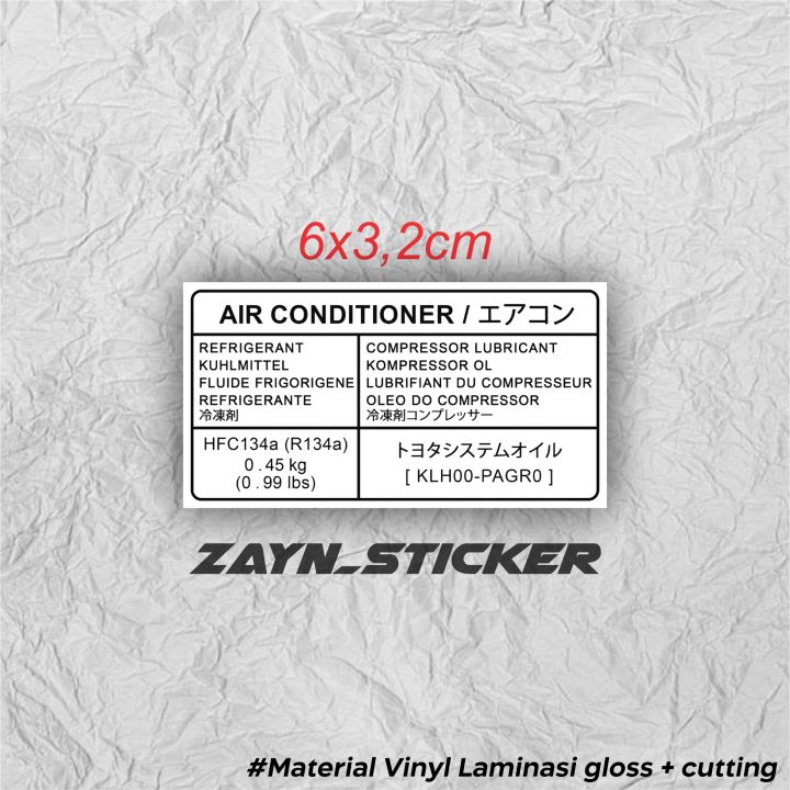 STICKER WARNING AIR CONDITIONER | Lazada Indonesia