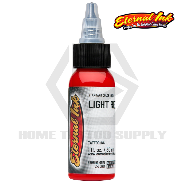 ETERNAL LIGHT RED เฉดสีแดง สีสักอีเทนอล สีสักแท้ขนาด 1 ออนซ์ | Lazada.co.th