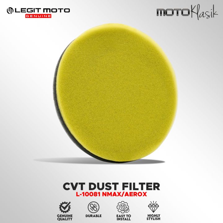 LEGITMOTO GENUINE CVT DUST FILTER FOAM FOR MIO I125 / SPORTY / NMAX ...