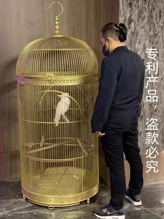 Iron Parrot Bird Cage Big Bird Cage Large Floor Bird Cage Outdoor Villa ...