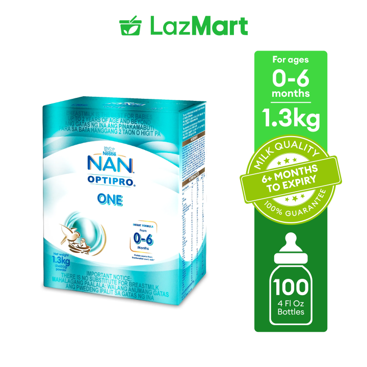 NAN Optipro One (Infant Formula For 0-6 Months) 1.3kg | Lazada PH